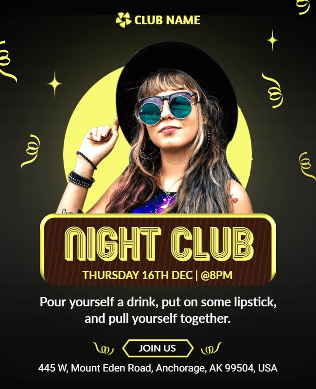 11 Club Flyer Design Ideas and Club Flyer Templates - Deep Tech Discovery